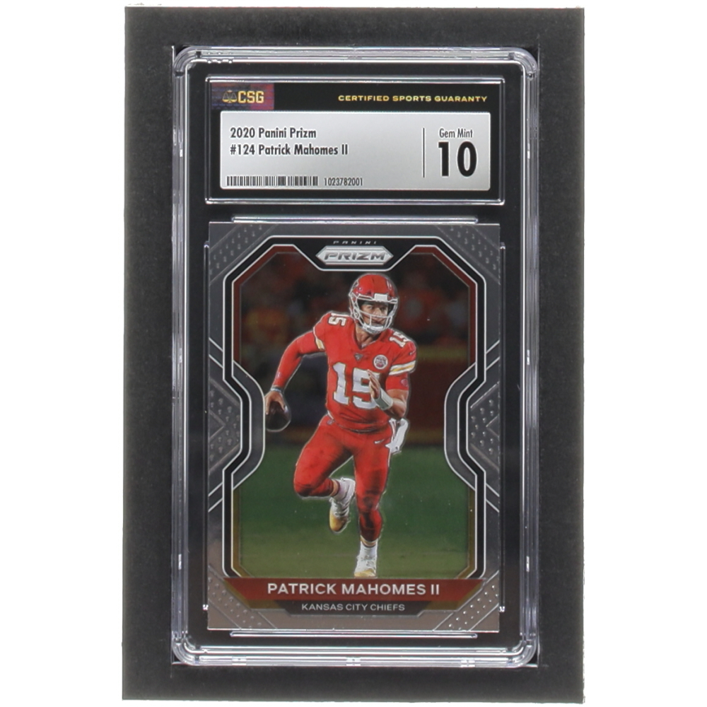 Patrick Mahomes Ii 2020 Panini Prizm 124 Csg 10 Pristine Auction