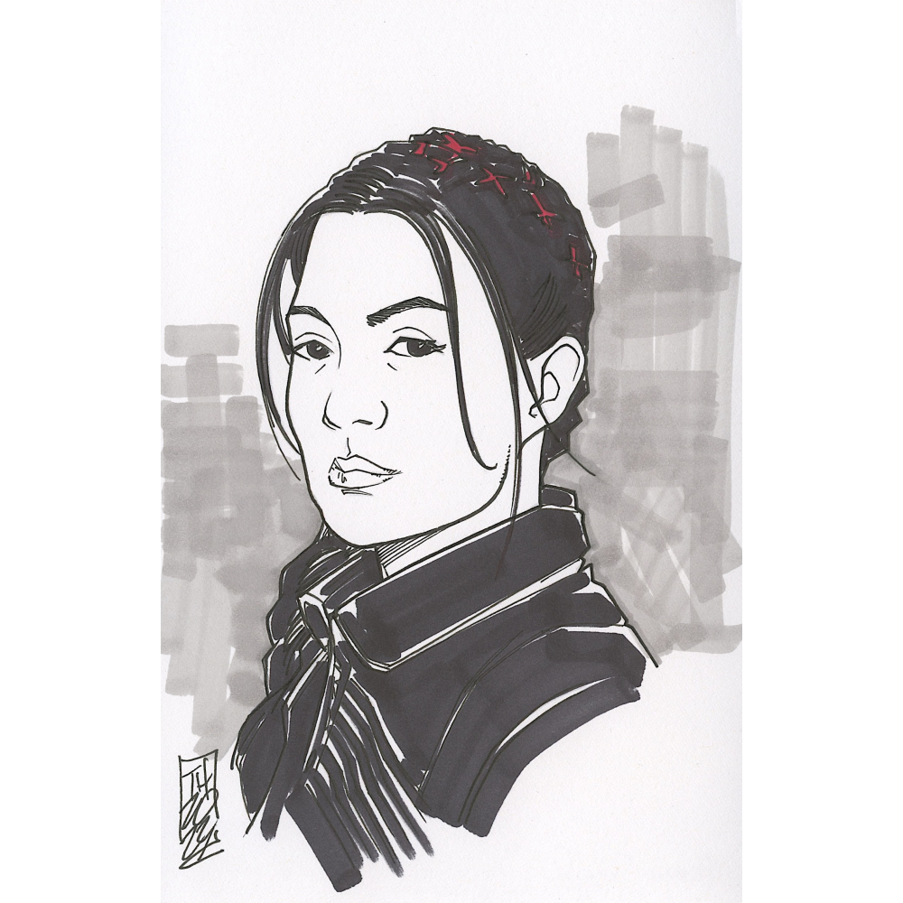 Fennec Shand | Star Wars - Signed ORIGINAL Drawing by Tom Hodges (1/1 ...