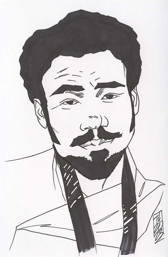 Lando Calrissian | Star Wars - Signed ORIGINAL Drawing by Tom Hodges (1 ...