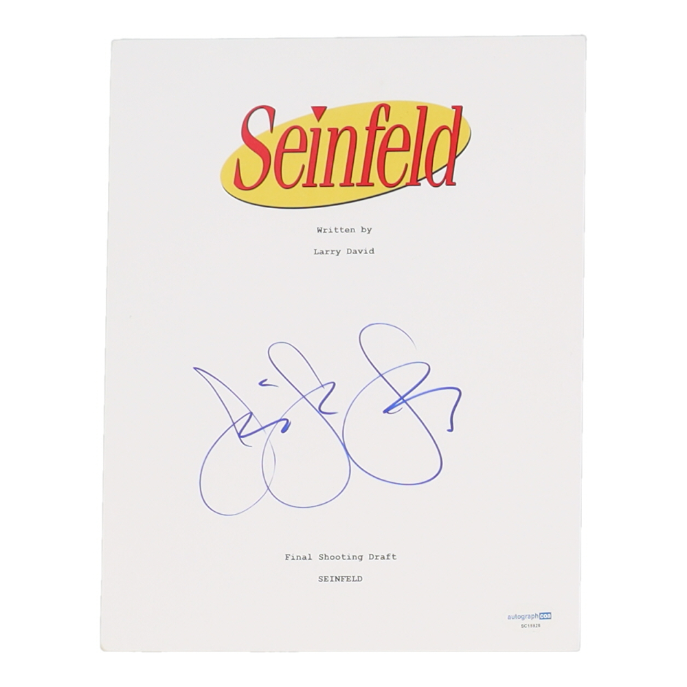 Julia Louis-Dreyfus Signed "Seinfeld" 8x10 Episode Script Cover Photo ...