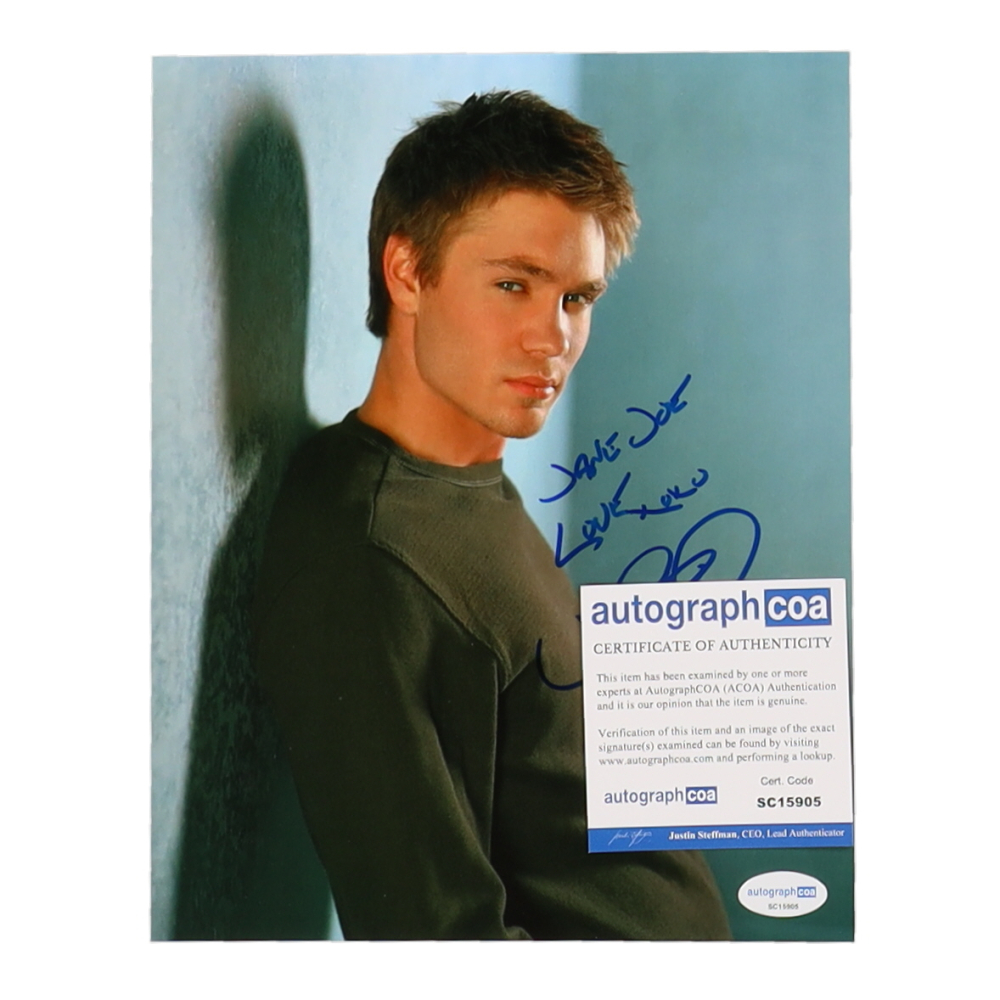Chad Michael Murray Signed "One Tree Hill" 8x10 Photo Inscribed "Jane ...