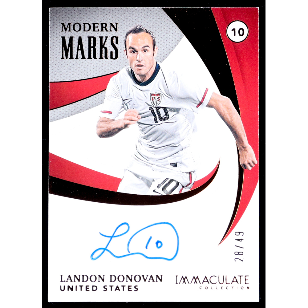 Landon Donovan 2021 Immaculate Collection Modern Marks Autographs ...