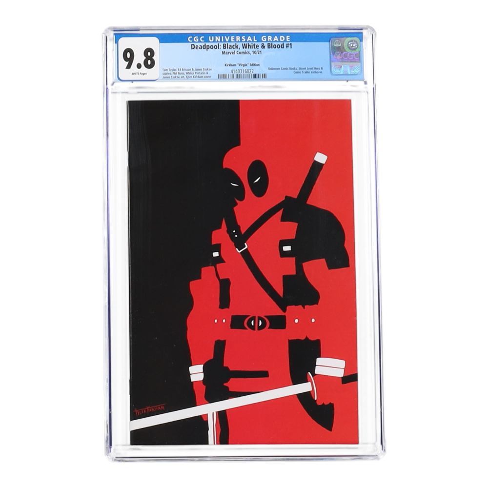 2021 "Deadpool: Black, White & Blood" Issue #1 Kirkham Negative Space ...