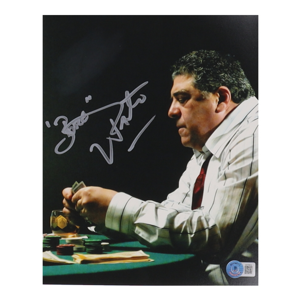 Vincent Pastore Signed "The Sopranos" 8x10 Photo Inscribed "Big Puss ...