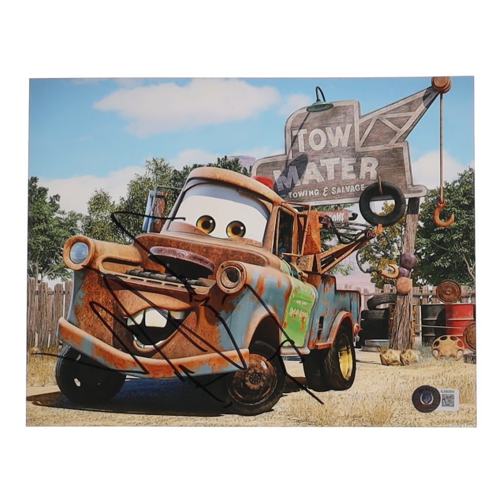 Larry the Cable Guy Signed "Cars" 8x10 Photo (Beckett) | Pristine Auction
