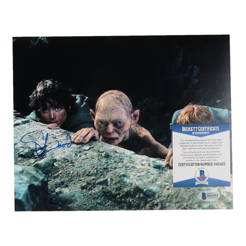 Elijah Wood Signed "The Lord of the Rings" 8x10 Photo (Beckett ...