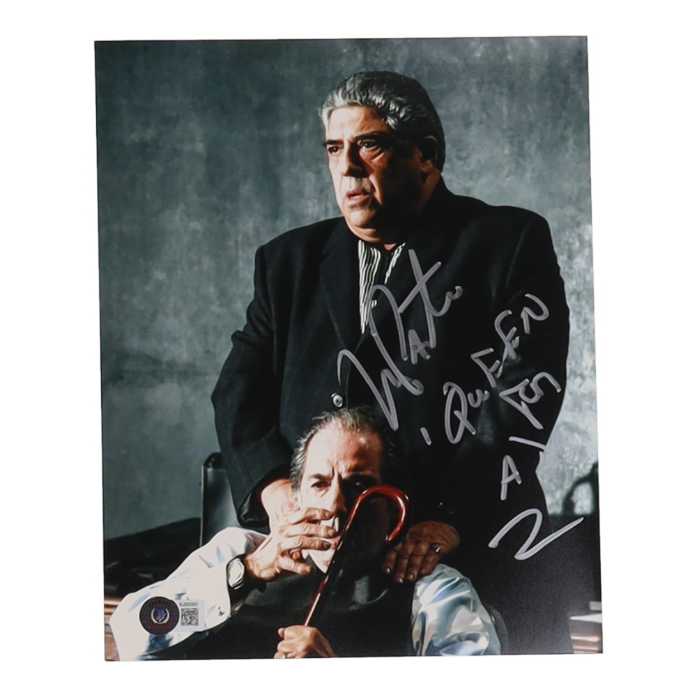 Vincent Pastore Signed "Revolver" 8x10 Photo Inscribed "Queen for a Day ...