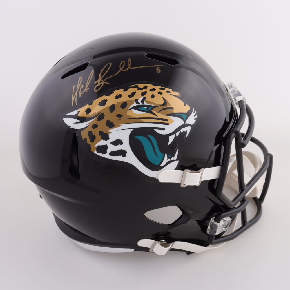 Mark Brunell Signed Jaguars Full-Size Speed Helmet (Schwartz Sports ...