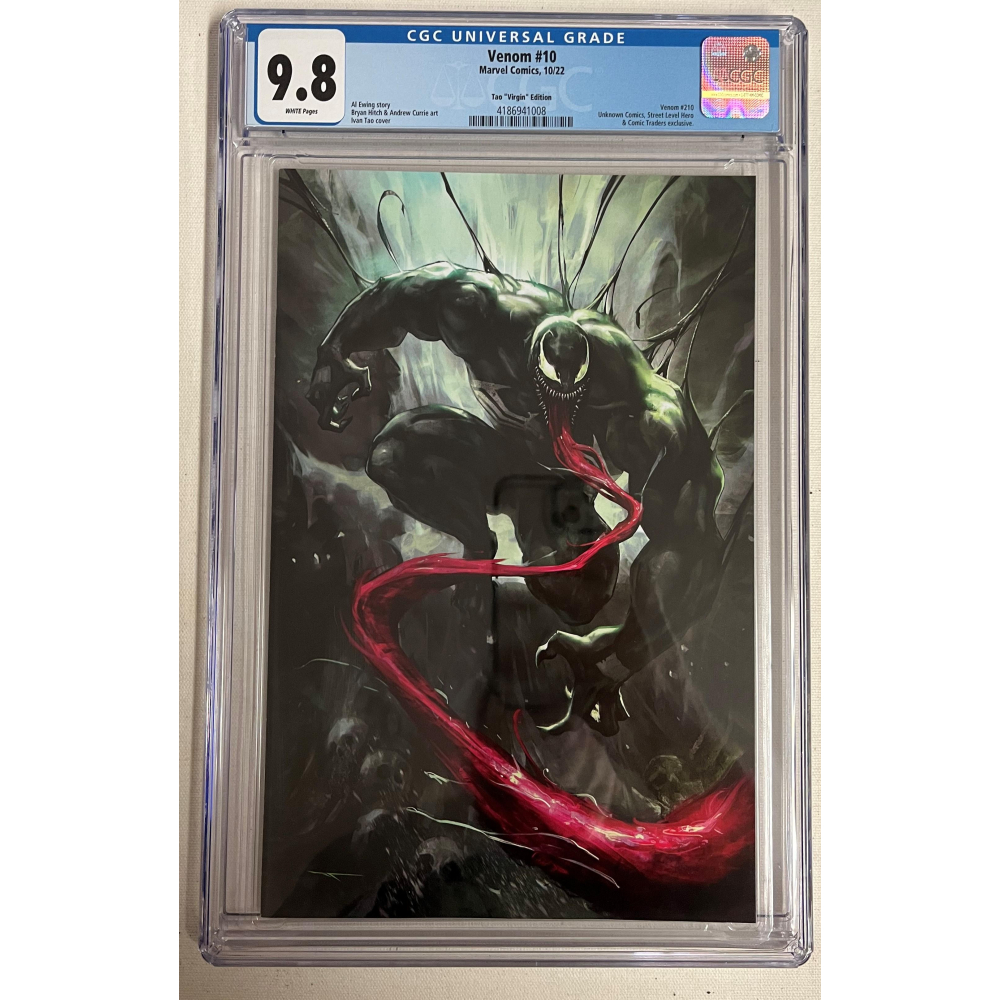 2022 "Venom" Issue #10 Tao "Virgin" Variant Cover Marvel Comic Book ...