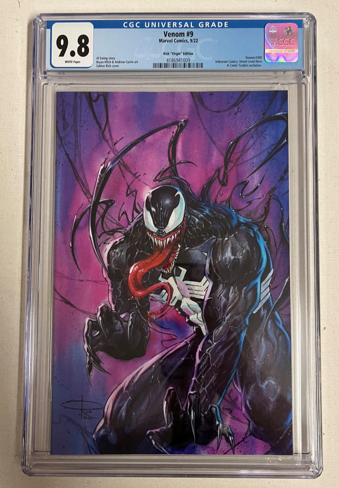 2022 "Venom" Issue #9 Rich "Virgin" Variant Cover Marvel Comic Book ...