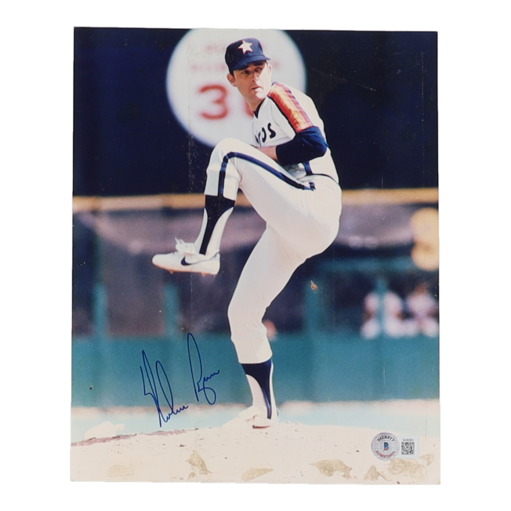 Nolan Ryan Signed Rangers 8x10 Photo (Beckett) | Pristine Auction