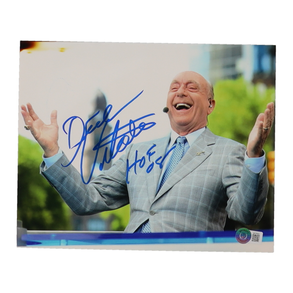 Dick Vitale Signed 8x10 Photo Inscribed "HOF 08" (Beckett) | Pristine ...