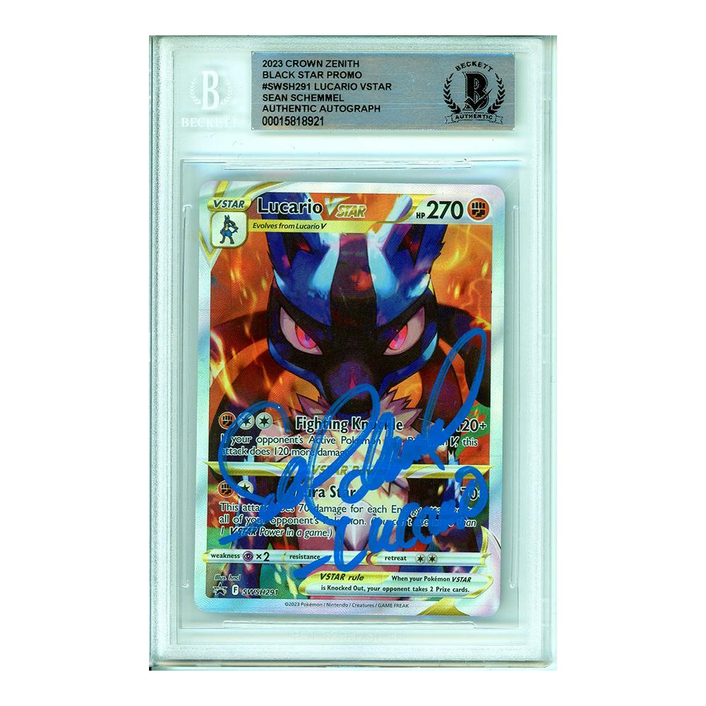 Sean Schemmel Signed 2023 Crown Zenith Black Star Promo #SWSH291 ...