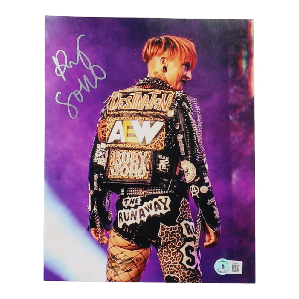 Ruby Soho Signed AEW 8x10 Photo (Beckett) | Pristine Auction