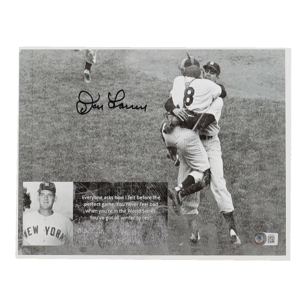Don Larsen Signed Yankees 8x10 Photo (Beckett) | Pristine Auction