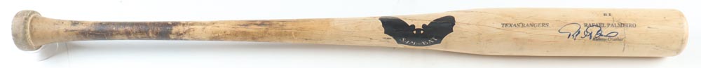 Rafael Palmeiro Signed Game-Used Sam Bat Baseball Bat (JSA) | Pristine ...