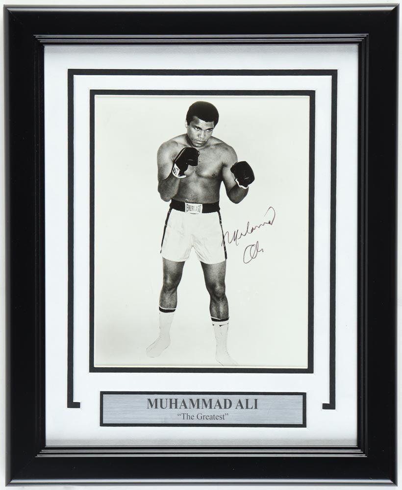 Muhammad Ali Signed Custom Framed Photo (JSA) | Pristine Auction