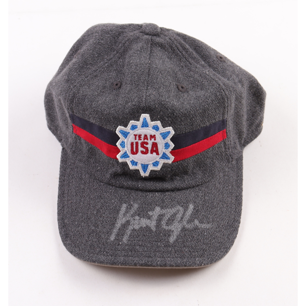 Kurt Angle Signed Team USA Adjustable Hat (JSA) | Pristine Auction