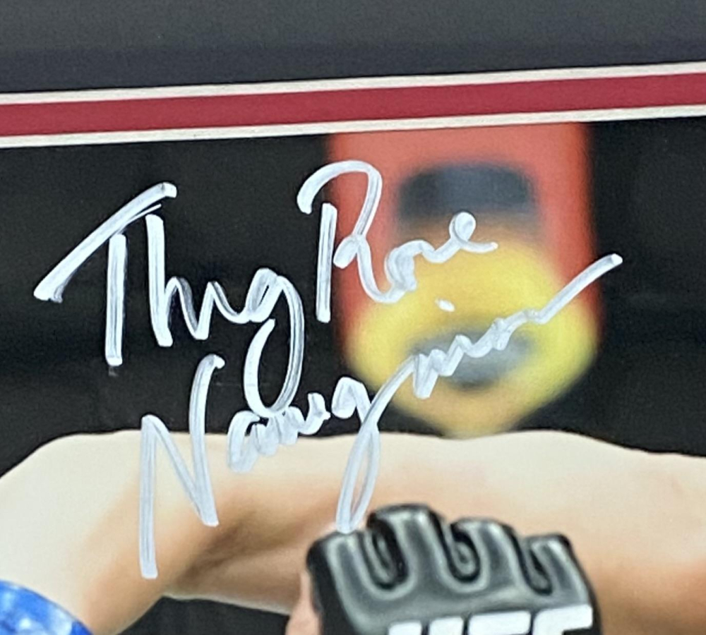 "Thug" Rose Namajunas Signed 16x20 Custom Framed Photo (PSA) | Pristine ...