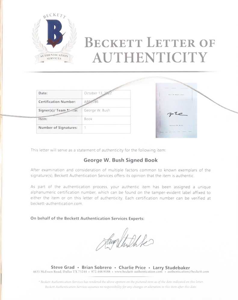 George W. Bush Signed Cut Custom Framed 9/11 Ground Zero Speech Display ...