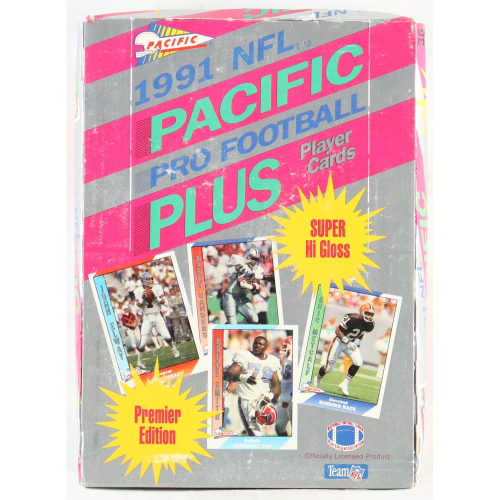 1991 Pacific Plus Series 1 Football Wax Box with (36) Packs | Pristine ...