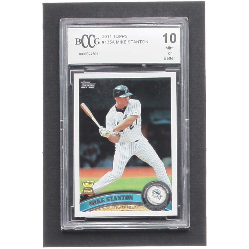 Mike Stanton 2011 Topps #135A (BCCG 10) | Pristine Auction