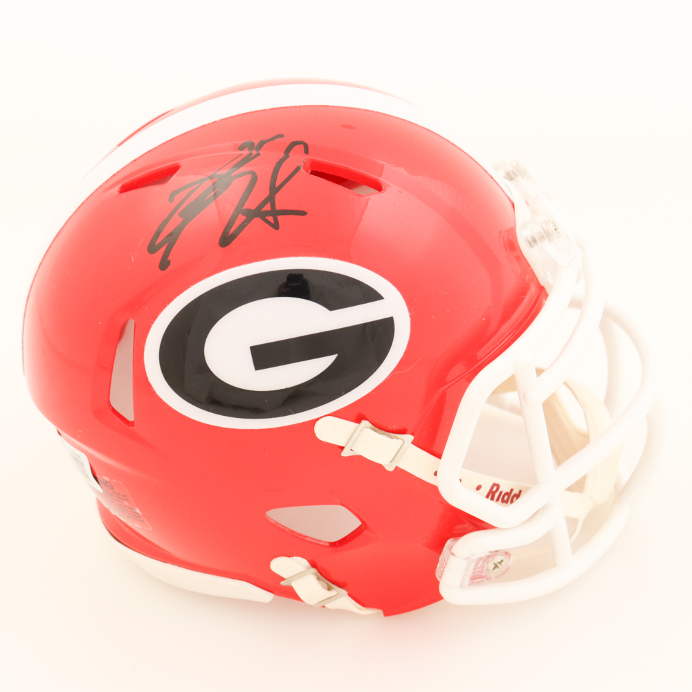 Kirby Smart Signed Georgia Bulldogs Speed Mini Helmet (Beckett ...