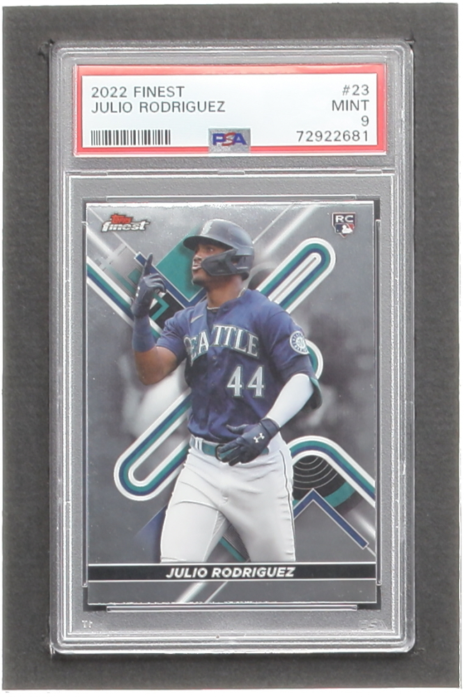 Julio Rodriguez 2022 Finest #23 RC (PSA 9) | Pristine Auction