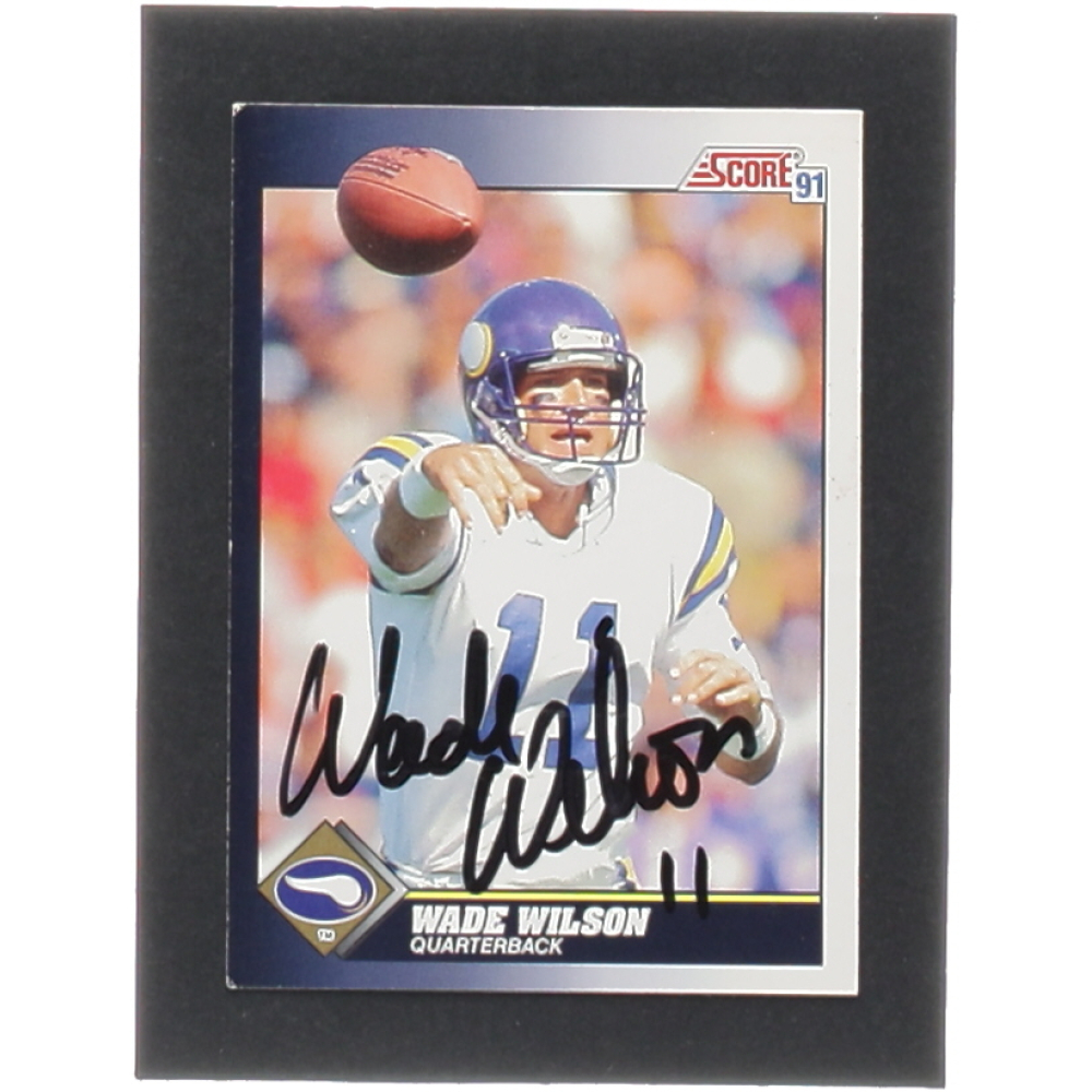 Wade Wilson Signed 1991 Score #511 (Beckett) | Pristine Auction