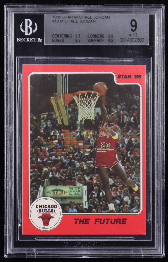 Michael Jordan 1986 Star #10 The Future (BGS 9) | Pristine Auction