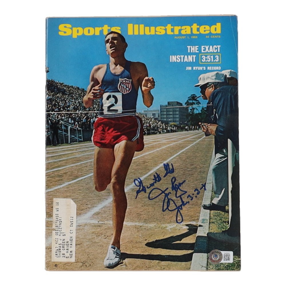 Jim Ryun Signed 1966 "Sports Illustrated" Magazine Inscribed "Go with God" (Beckett) | Pristine ...
