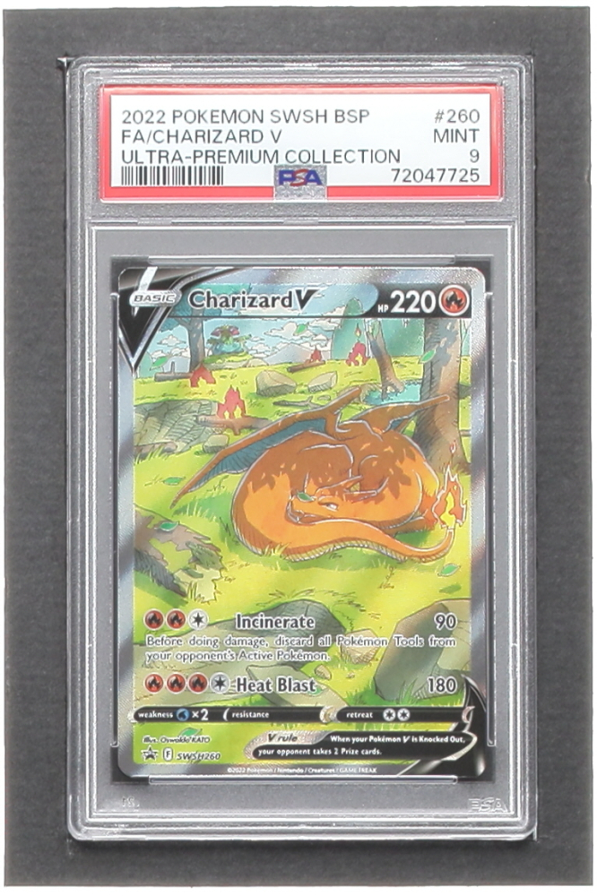 Charizard V Pokemon 2022 Sword & Shield Promo SWSH#260 (PSA 9 ...
