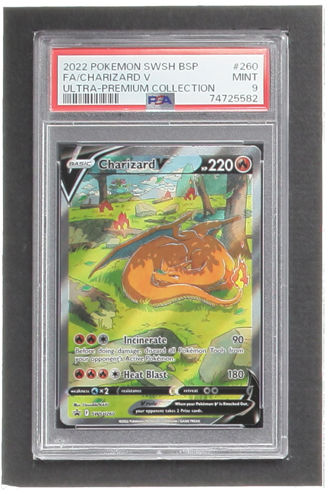 Charizard V Pokemon 2022 Sword & Shield Promo SWSH#260 (PSA 9 ...