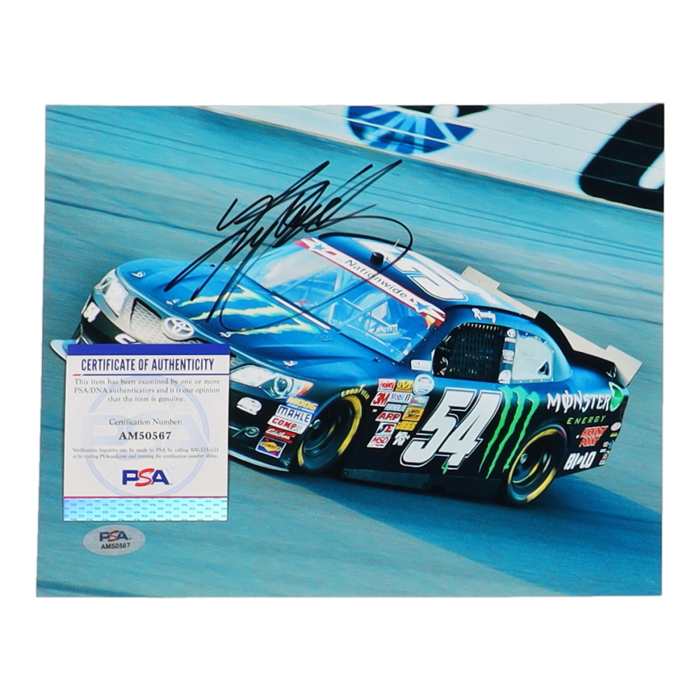 Kyle Busch Signed NASCAR 8x10 Photo (PSA) | Pristine Auction