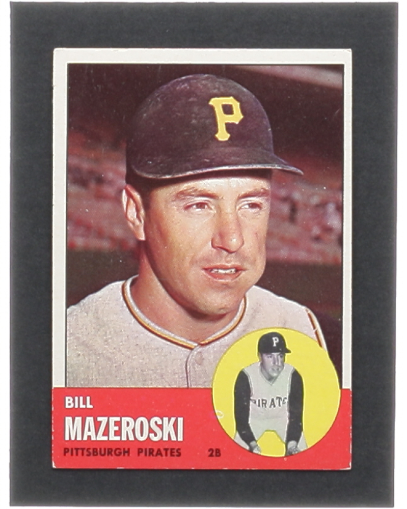 Bill Mazeroski 1963 Topps #323 | Pristine Auction