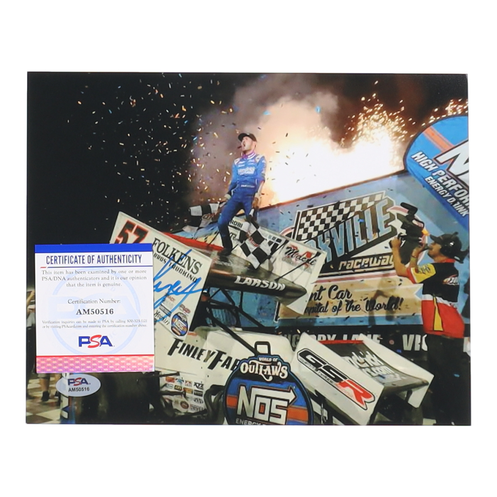 Kyle Larson Signed NASCAR 8x10 Photo (PSA) | Pristine Auction