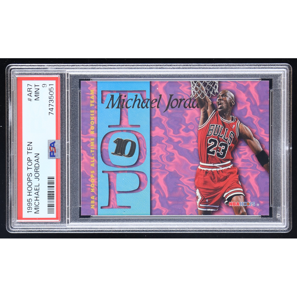 Michael Jordan 1995-96 Hoops Top Ten #AR7 (PSA 9) | Pristine Auction