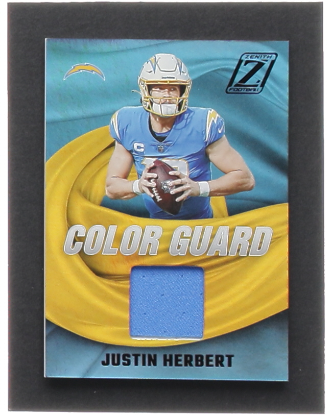 Justin Herbert 2022 Zenith Color Guard Materials #1 | Pristine Auction
