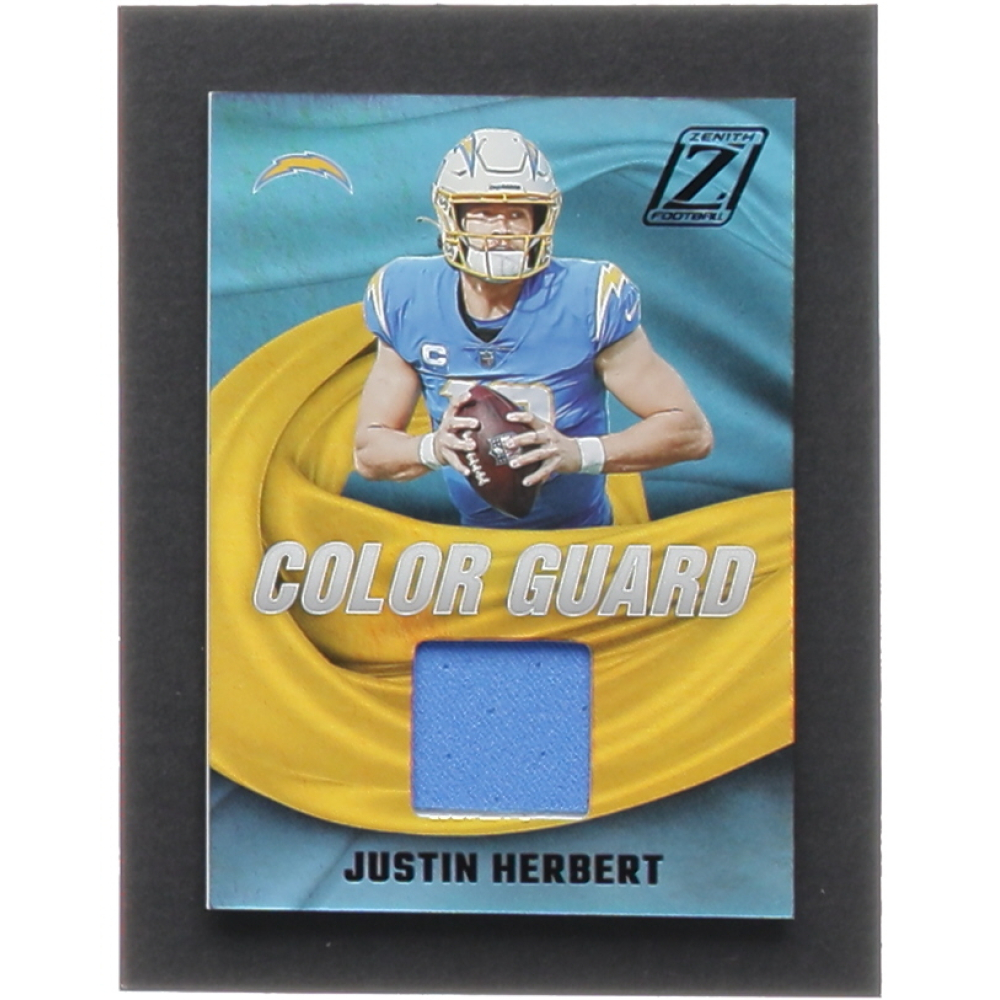 Justin Herbert 2022 Zenith Color Guard Materials #1 | Pristine Auction