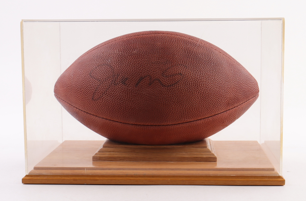 Joe Montana Signed NFL Football with Display Case (UDA) | Pristine Auction
