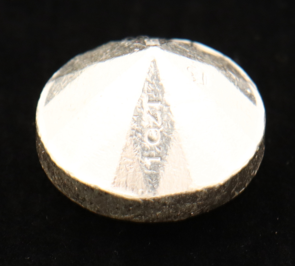 Monarch 1 Oz .999 Fine Silver Diamond Shaped Bullion with Pouch ...