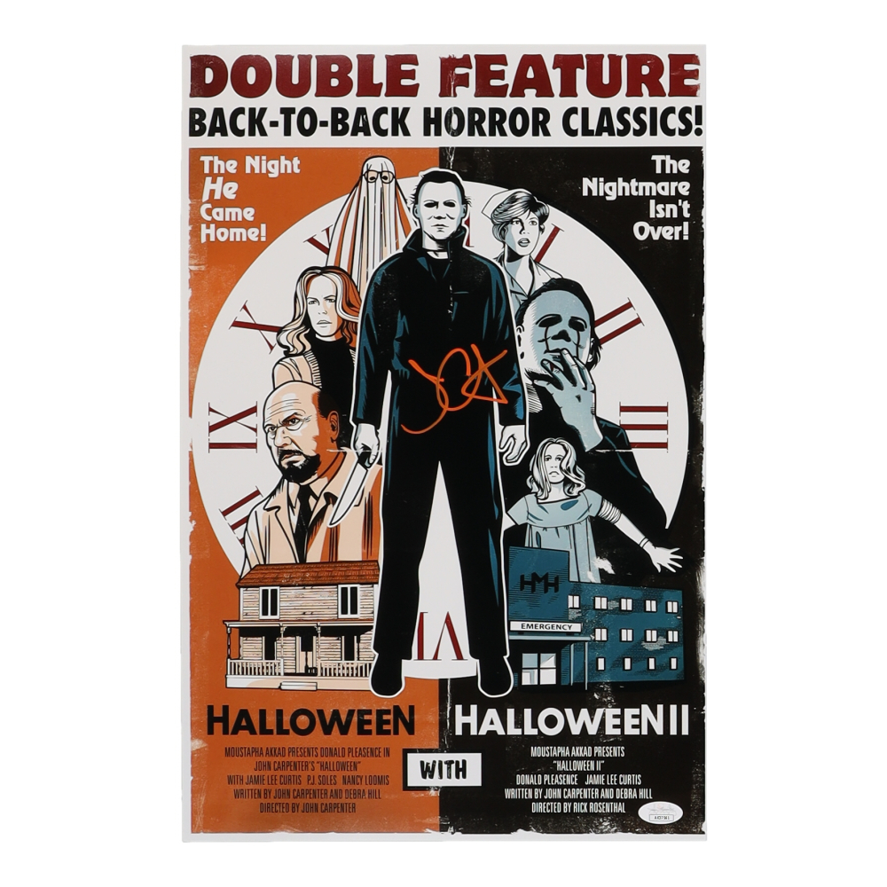 John Carpenter Signed "Halloween Double Feature" 12x18 Photo (JSA ...
