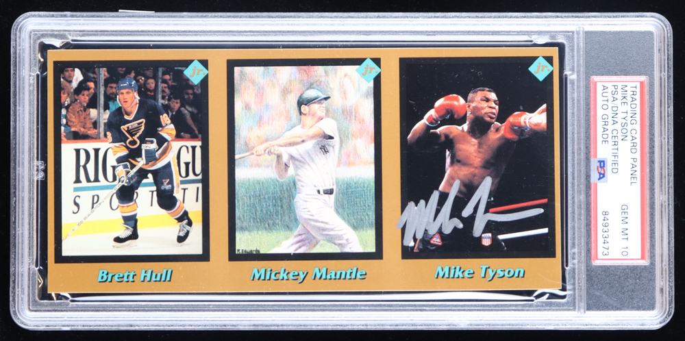 Mike Tyson Signed Trading Card (PSA) | Pristine Auction