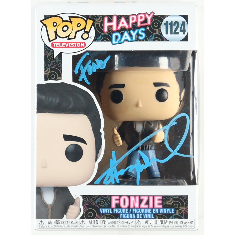 Henry Winkler Signed "Happy Days" #1124 Fonzie Funko Pop! Vinyl Figure Inscribed "Fonz ...