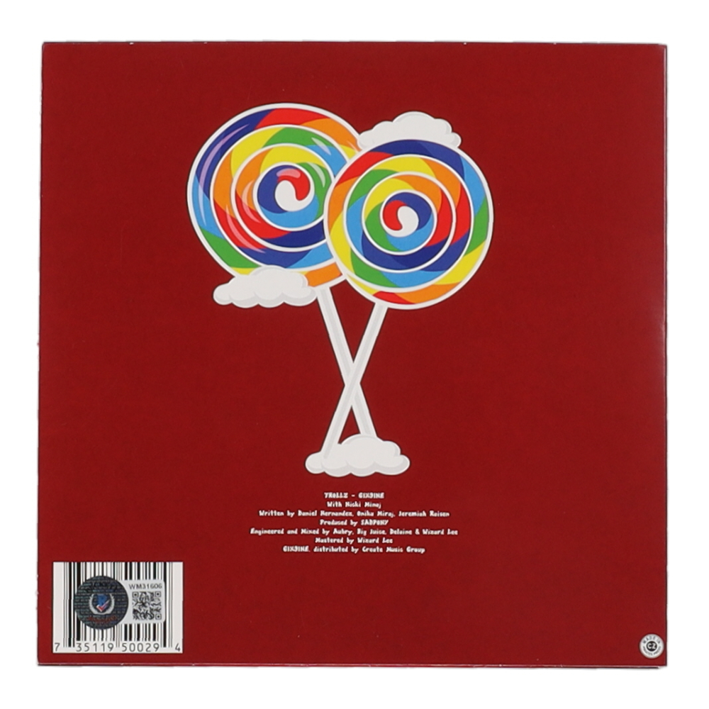 Tekashi 6ix9ine Signed "Red Trollz" Vinyl Record Album Cover (Beckett ...