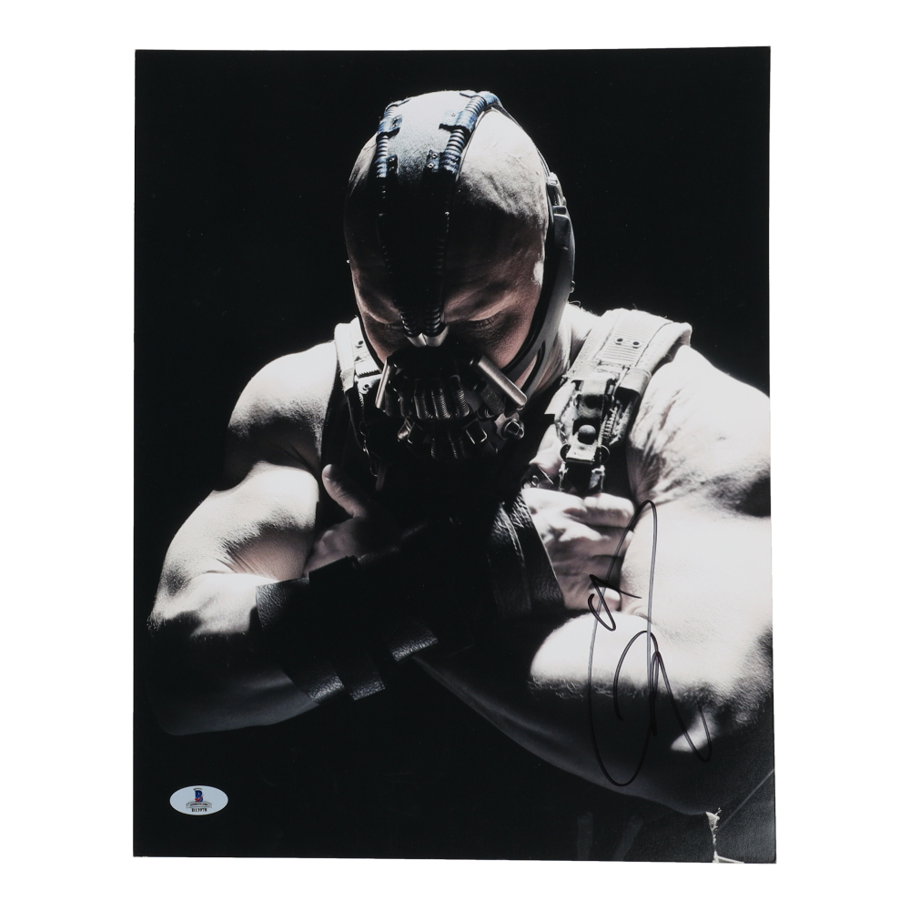 Tom Hardy Signed "The Dark Knight Rises" 11x14 Photo (Beckett ...