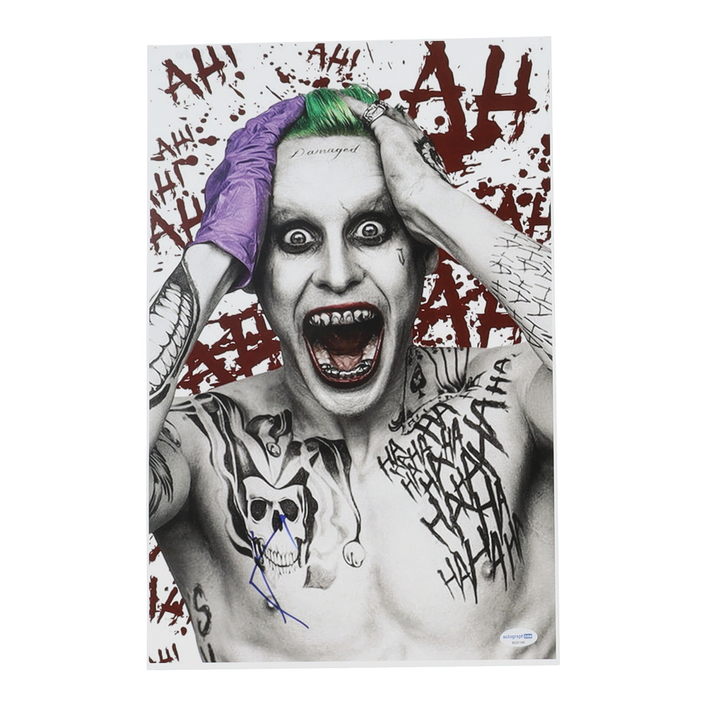 Jared Leto Signed "Suicide Squad" 11x17 Photo (AutographCOA) | Pristine ...