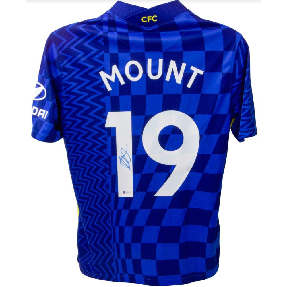 Mason Mount Signed Chelsea FC Home Jersey (Beckett) | Pristine Auction