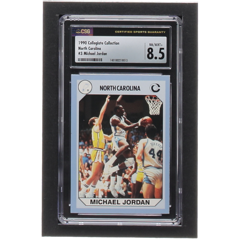 Michael Jordan 1990-91 North Carolina Collegiate Collection #3 (CSG 8.5 ...