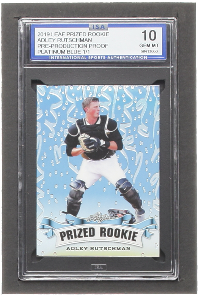 Adley Rutschman 2019 Leaf Metal Special Release Prized Rookie Rainbow ...